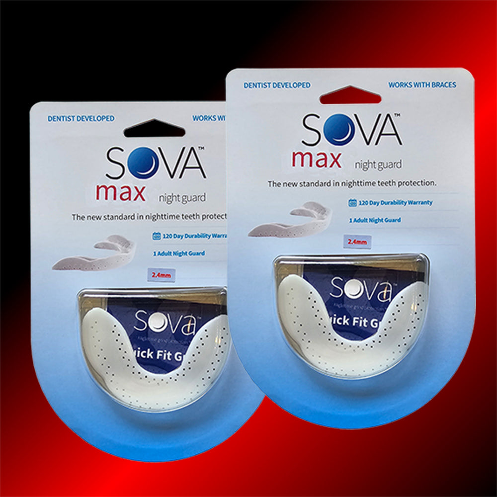 SOVA Max Nightguard - Anti Teeth Grinding Mouthpieces - 2 PACK – SNORBLOK NZ