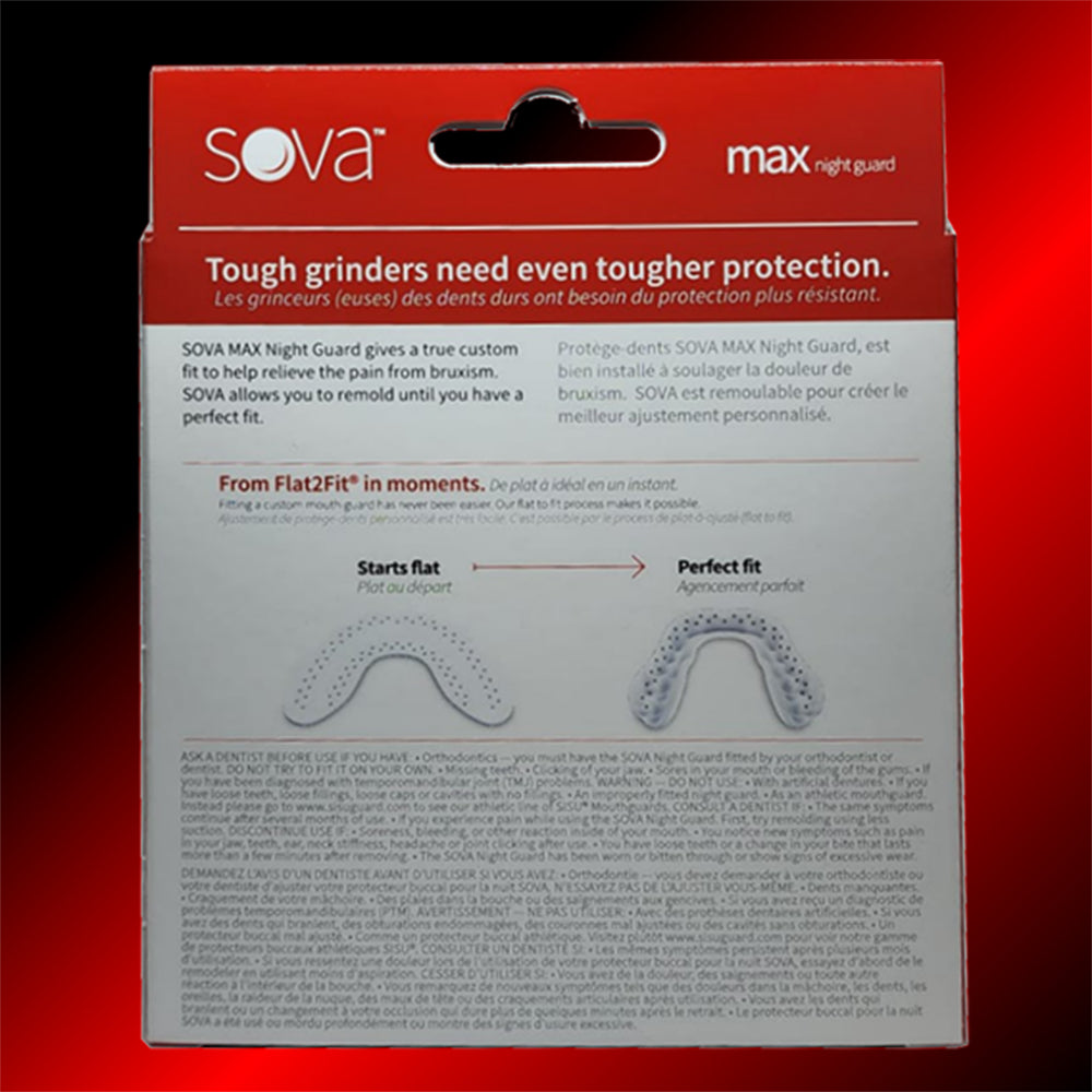 Bruxism Mouthguard | SOVA Max Nightguard - Teeth Grinding Mouthpiece + – SNORBLOK NZ